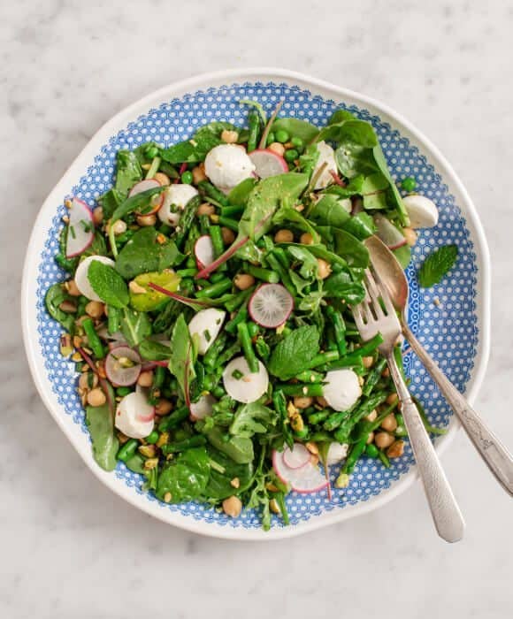 Bright Spring Green Salad Recipe Love And Lemons
